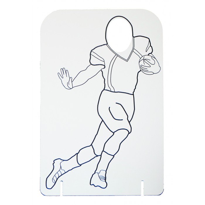 Wertz Werkz Carnival Games - Photo Frame - Football Player
